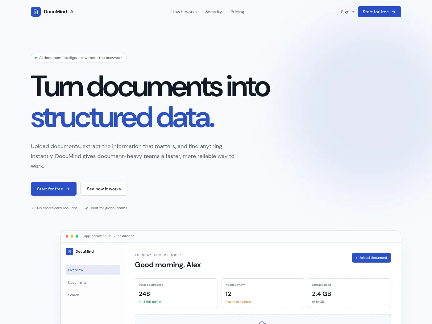 DocuMind AI Platform