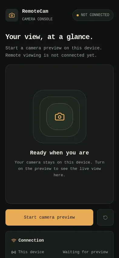 RemoteCam Connect