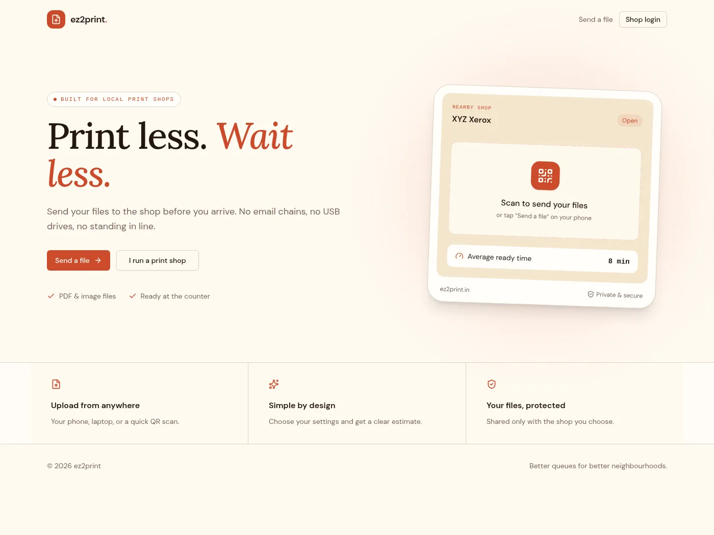 ez2print Web Portal