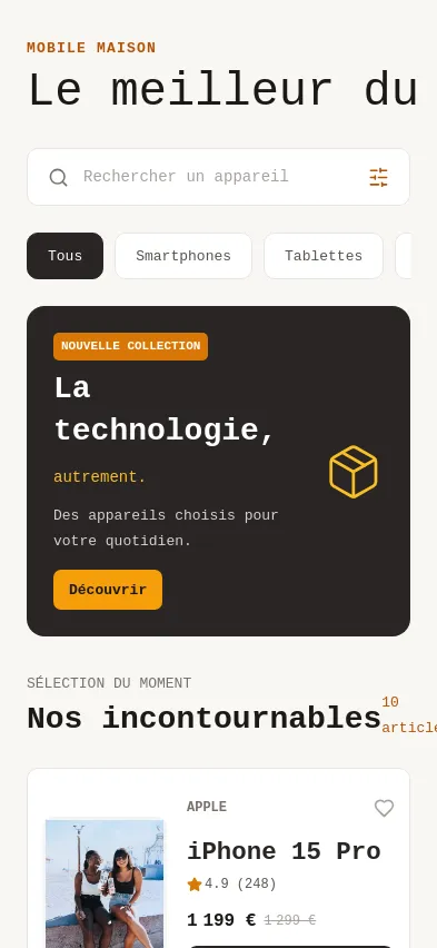 Mobile Shop App