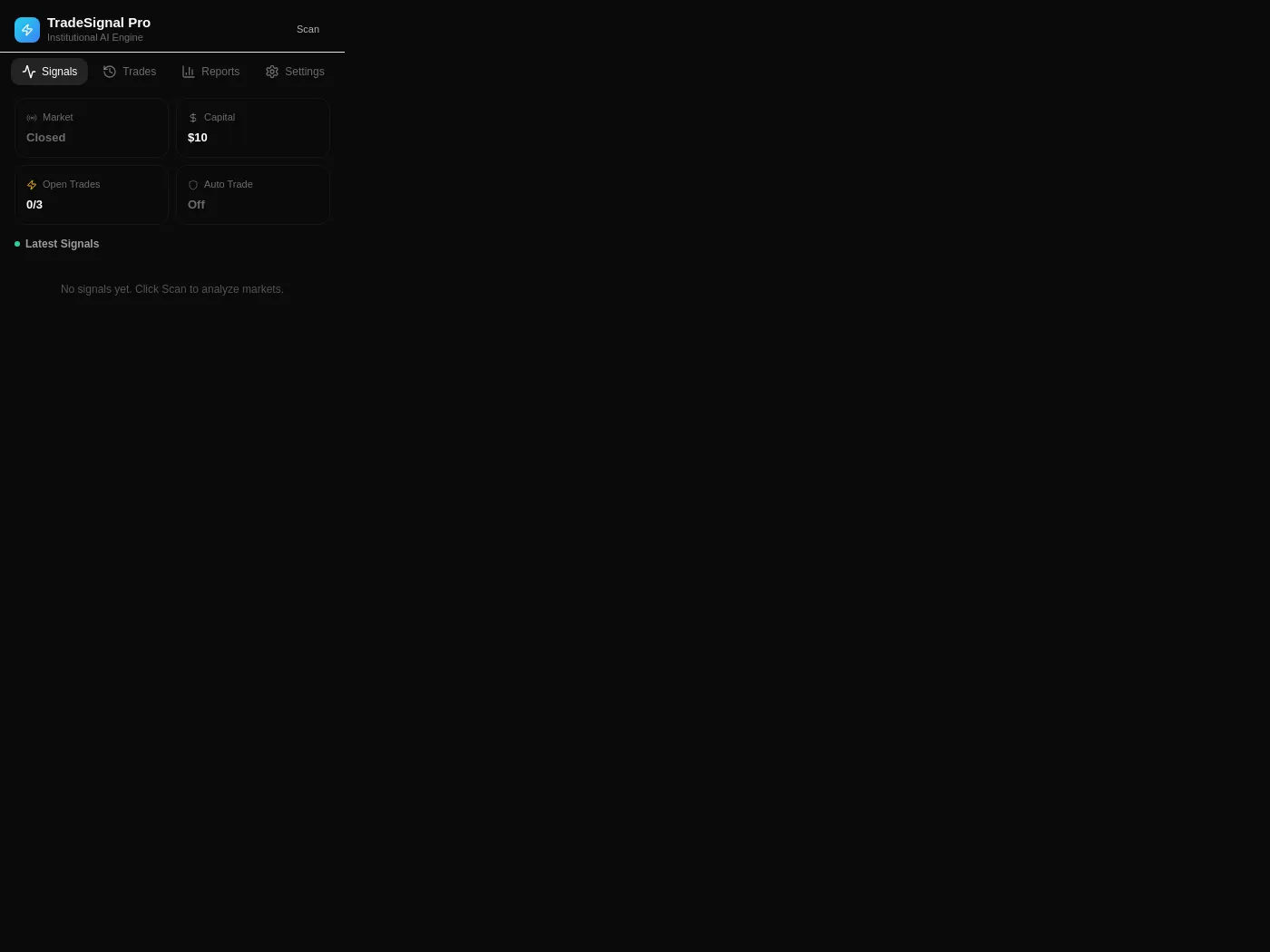 TradeSignal Pro Extension