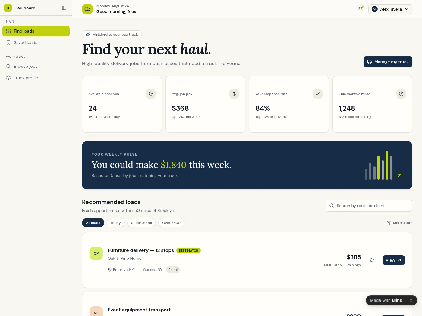 BoxTruck Client Finder