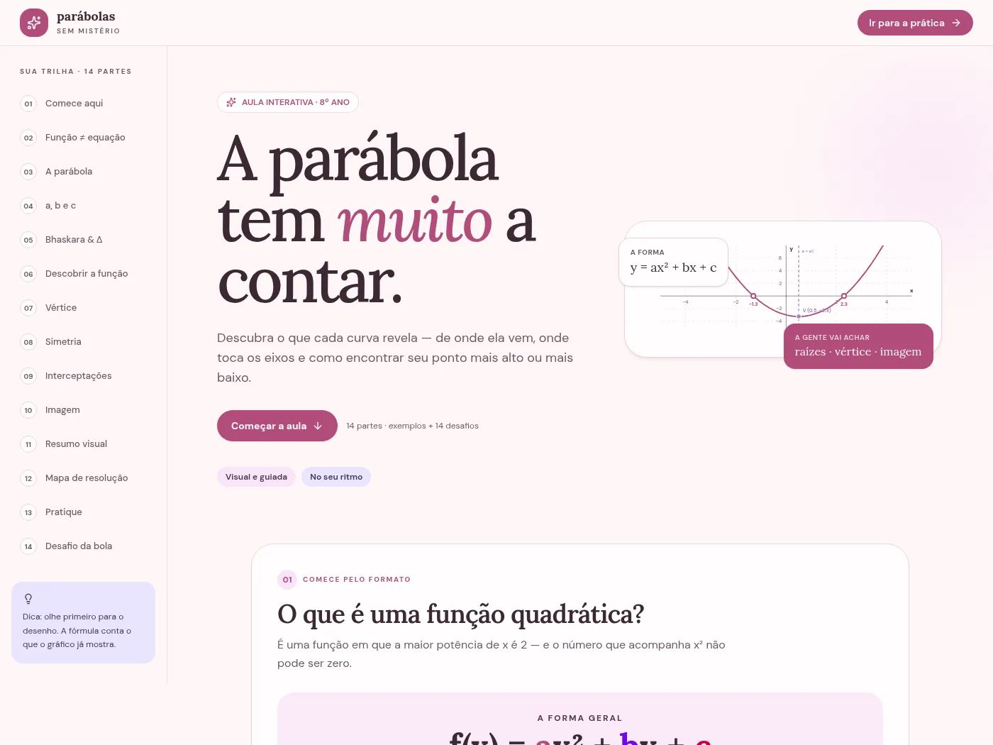 Quadratic Fun Mini-Site