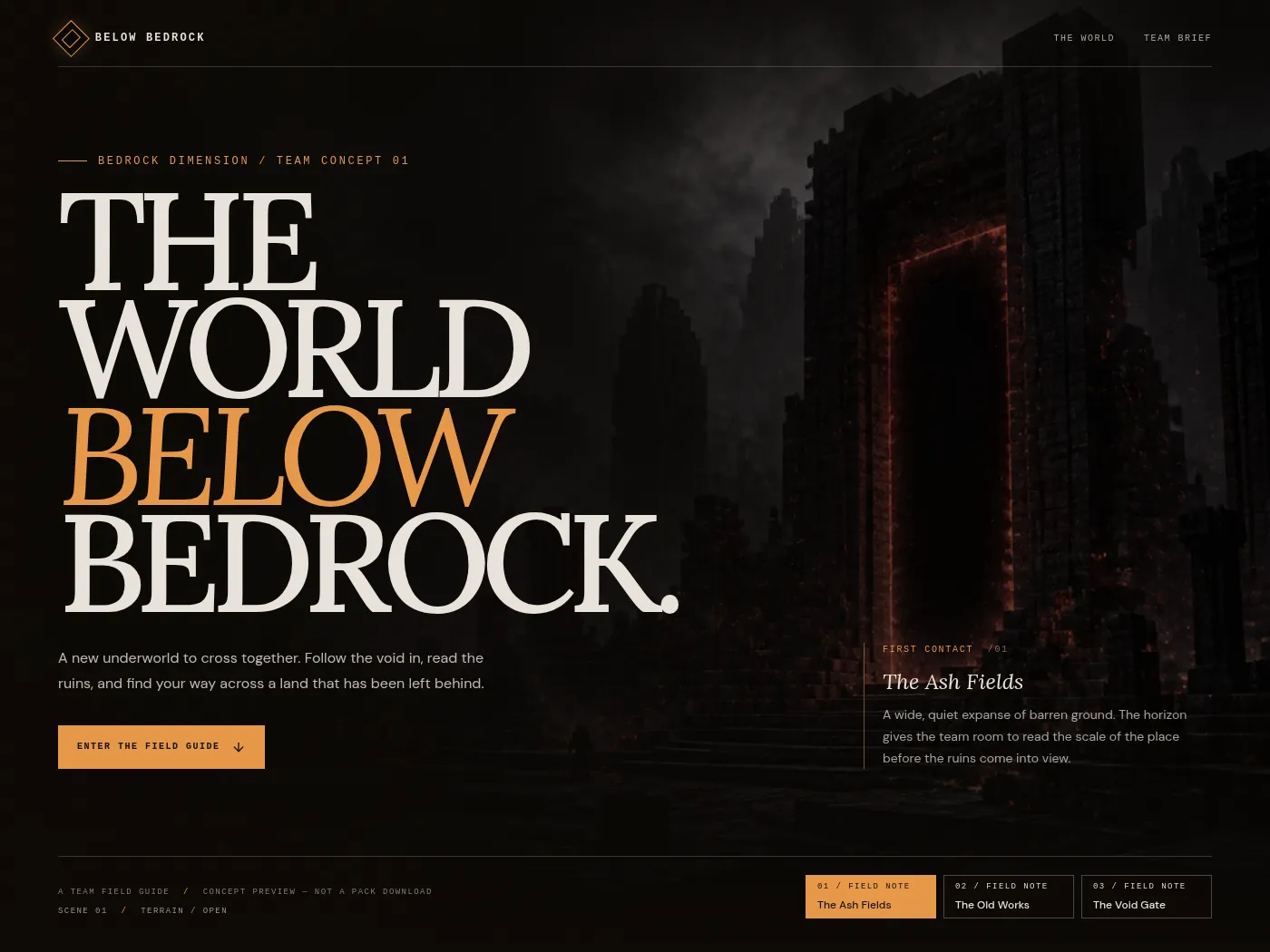 Bedrock Underworld Dimension