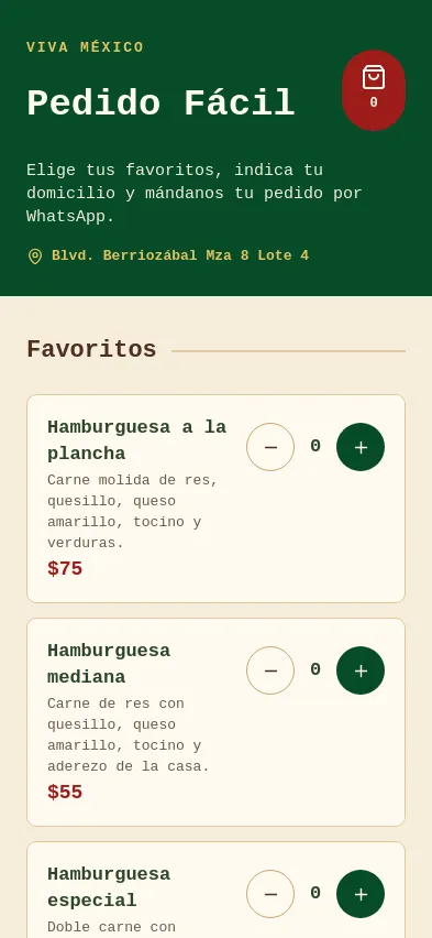 Pedido Fácil Android