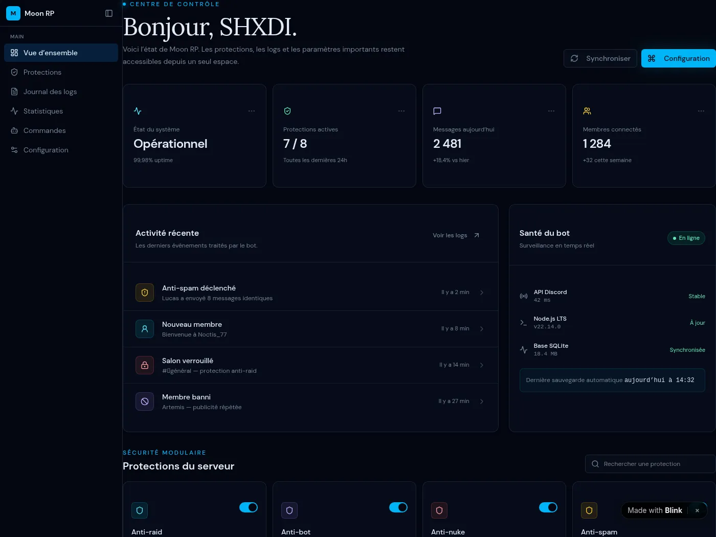 Moon RP Discord Bot