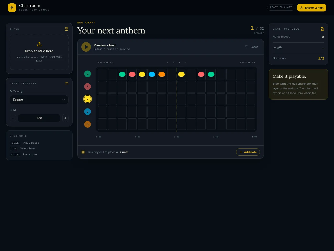 Clone Hero Chart Creator