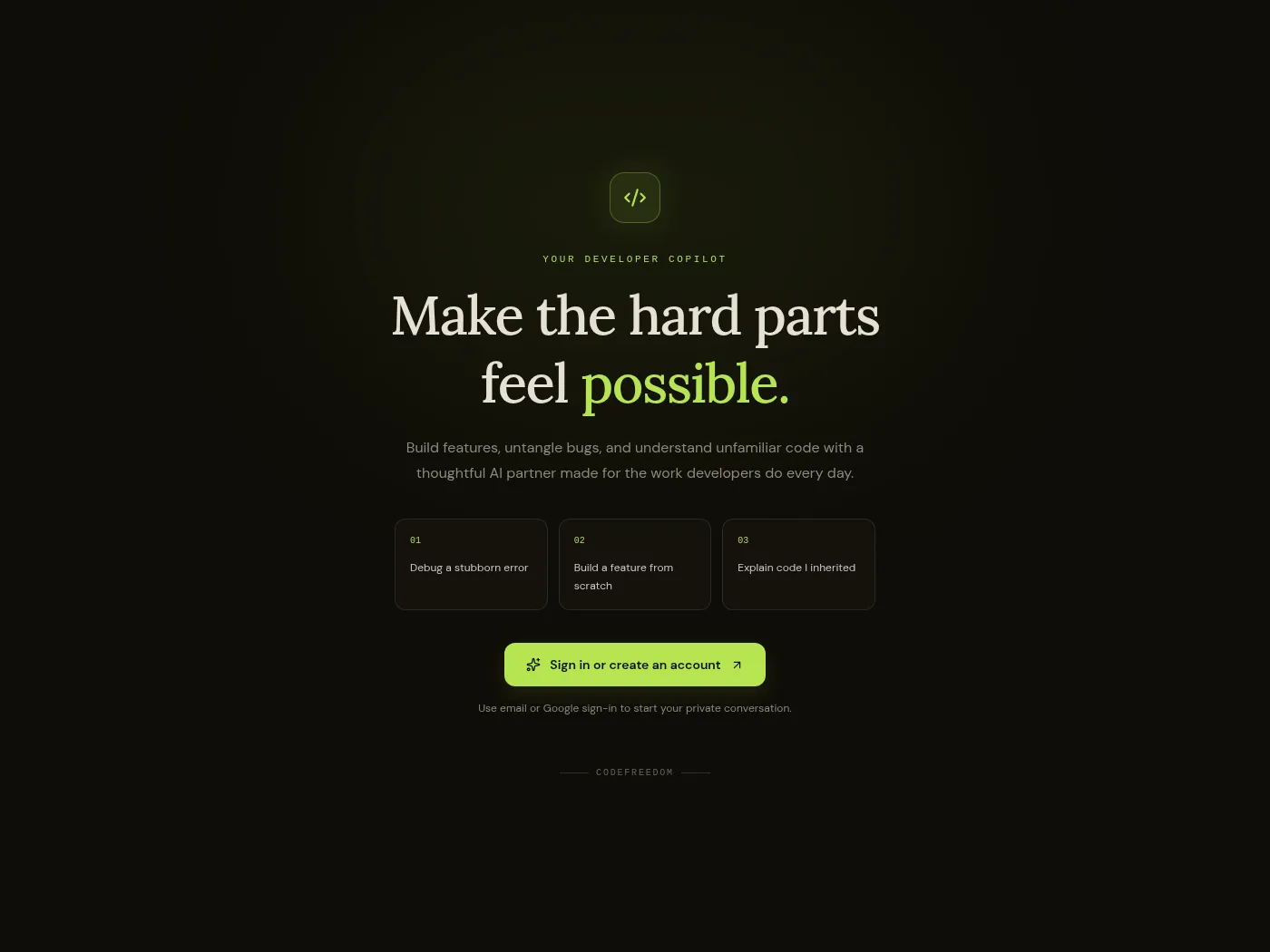 CodeFreedom AI Assistant
