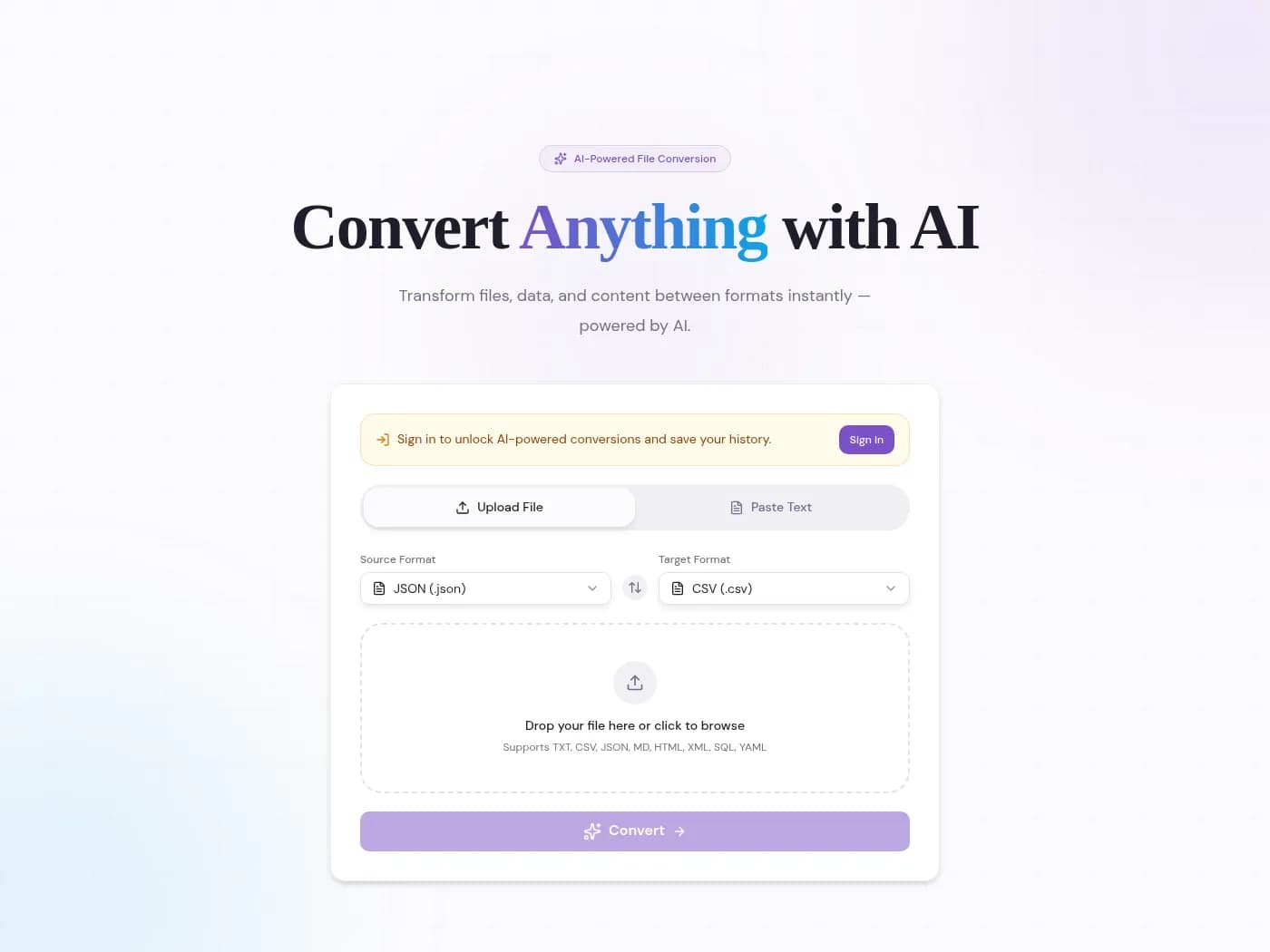 Convertly AI Platform