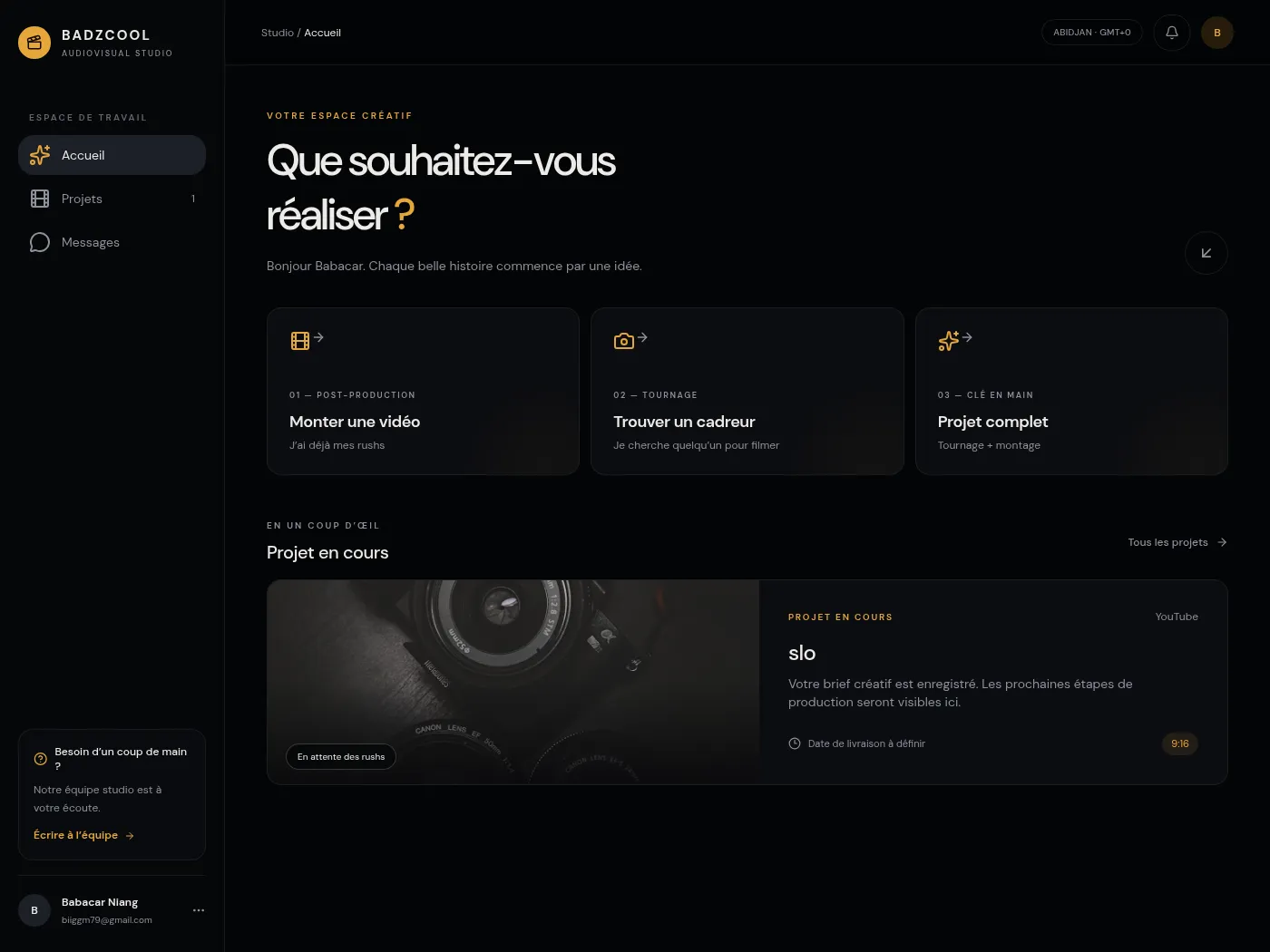 BADZCOOL Audiovisual Platform