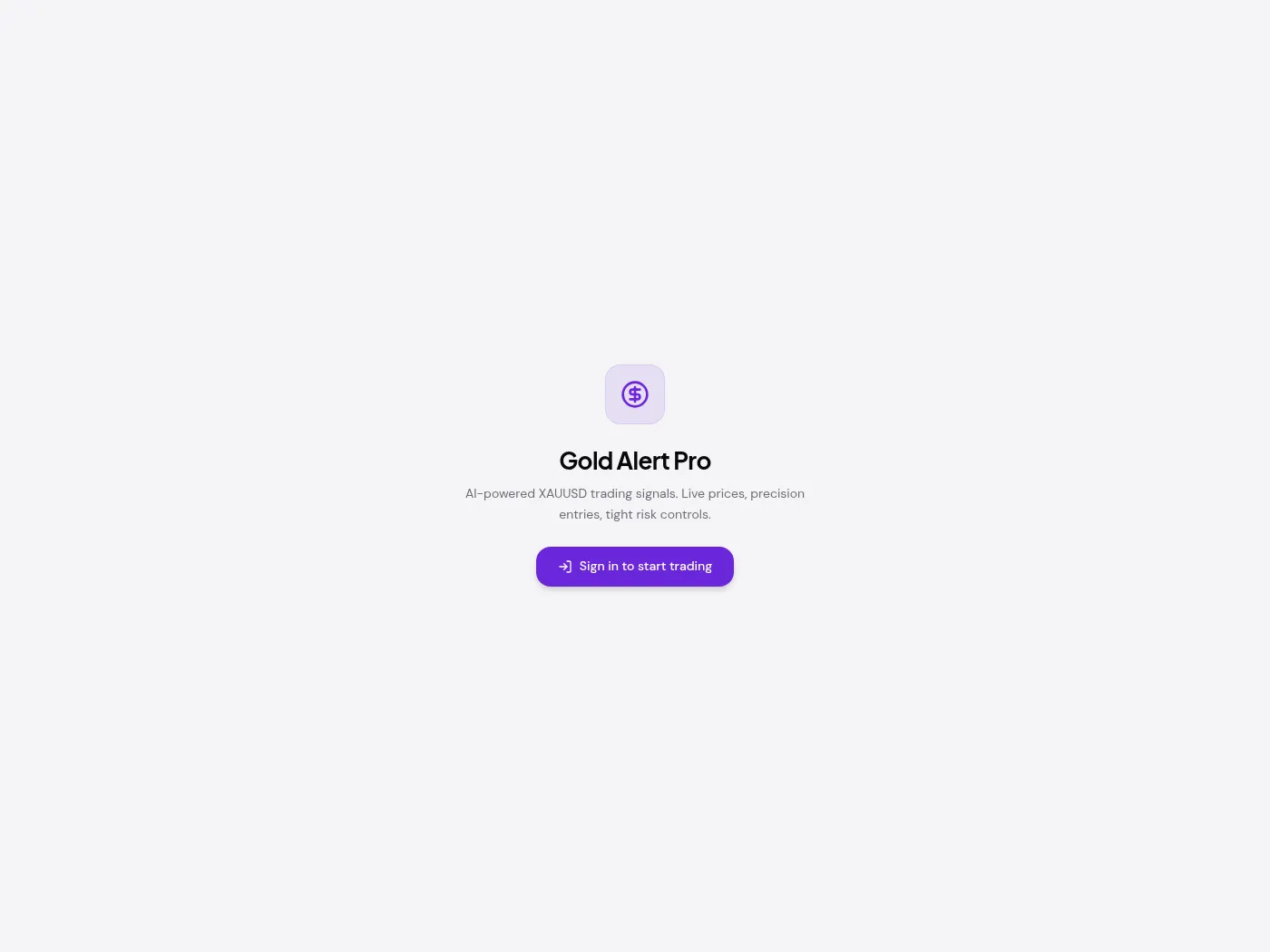 Gold Alert Pro