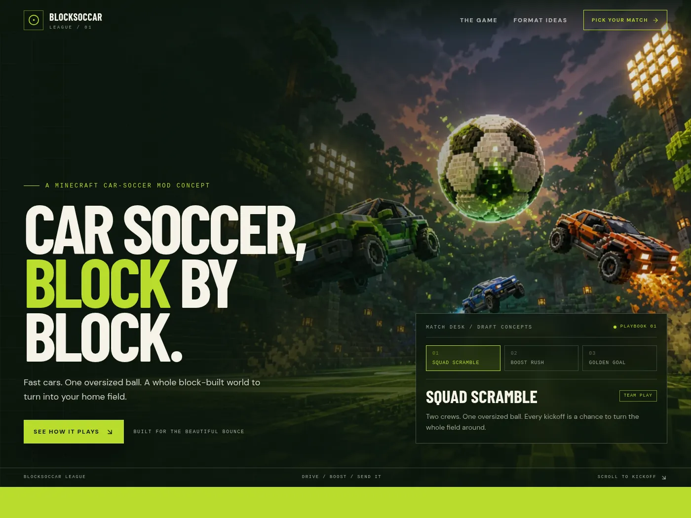 BlockSoccar League