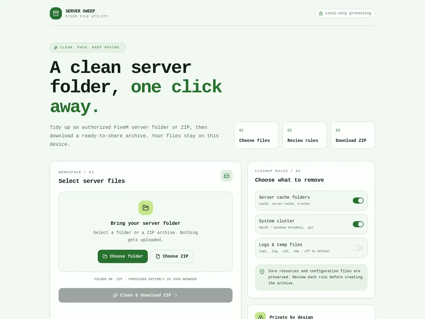 FiveM File Cleaner