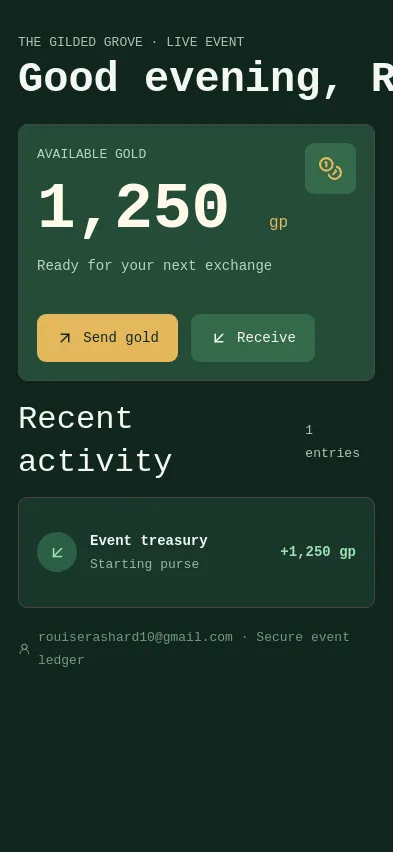 LARP Wallet App