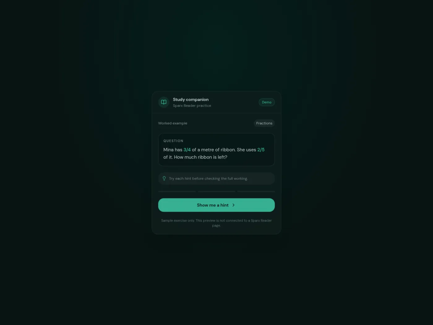 Sparx Reader AI Assistant