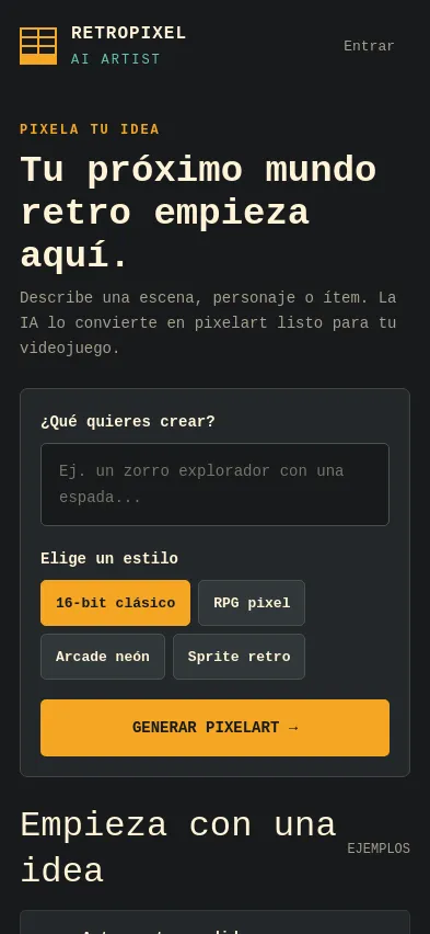 RetroPixel AI Artist