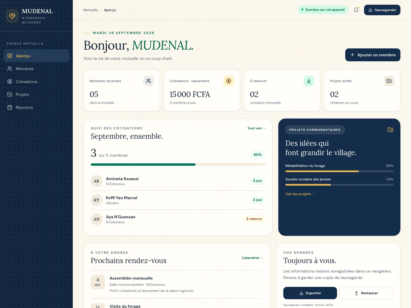 MUDENAL Manager