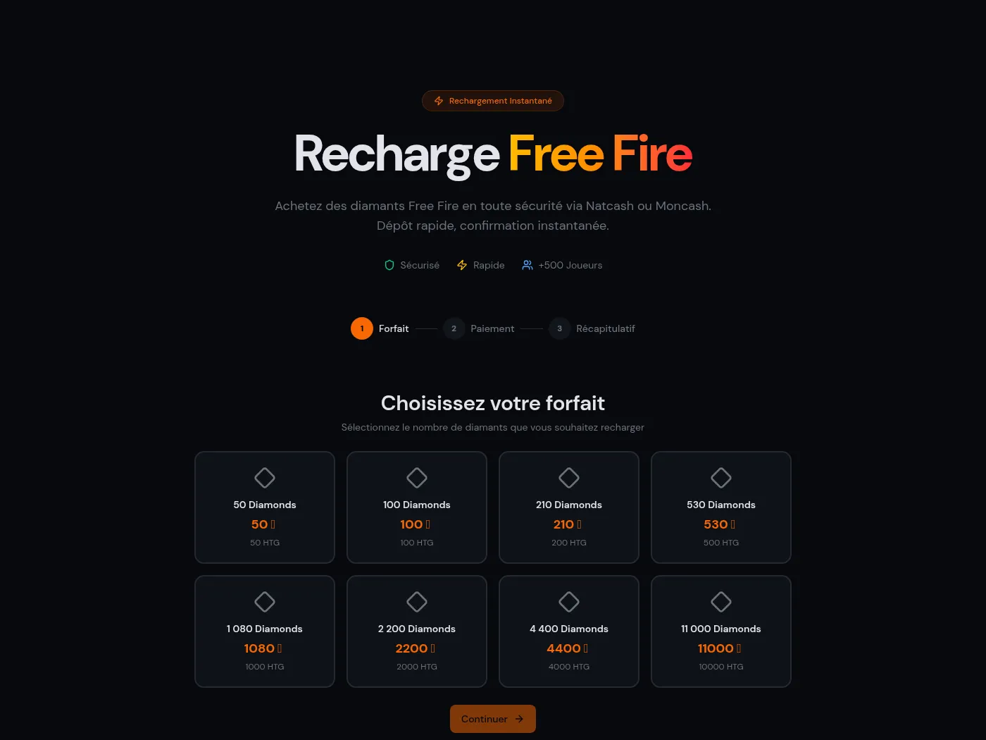FireTopup Secure Site