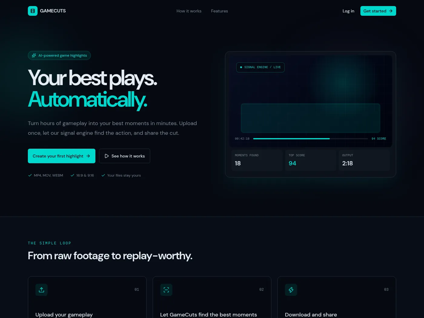 GameCuts AI Highlights