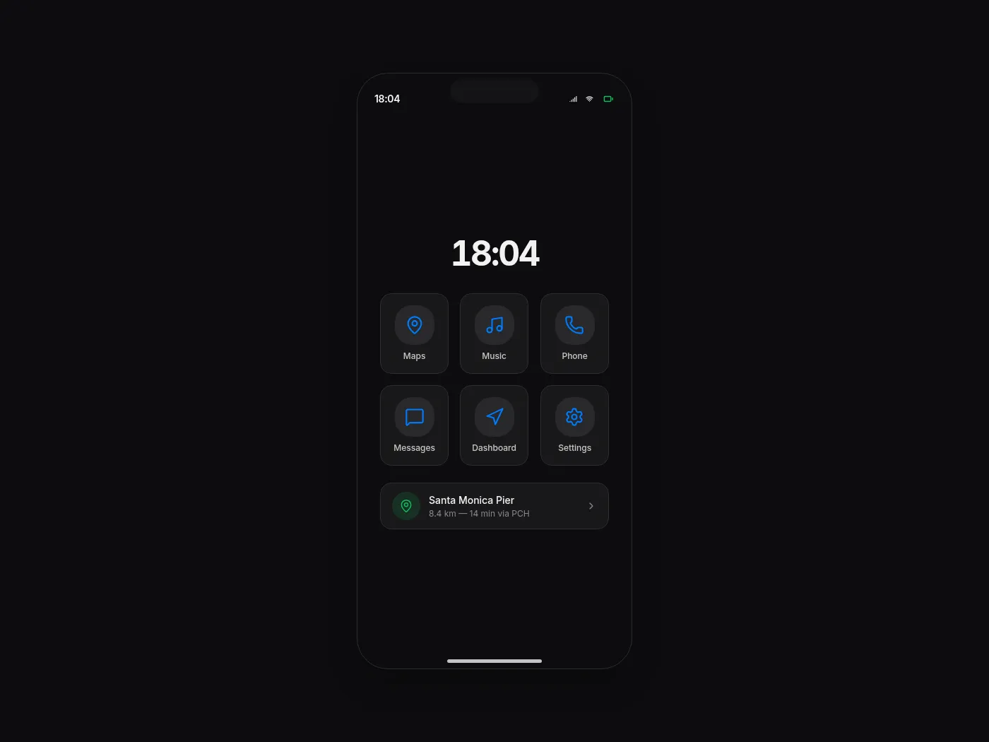 CarPlay Sim Dashboard