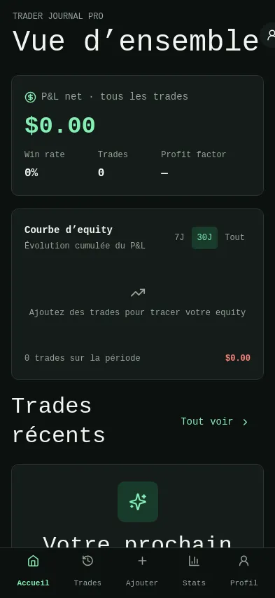 Trader Journal Mobile Pro