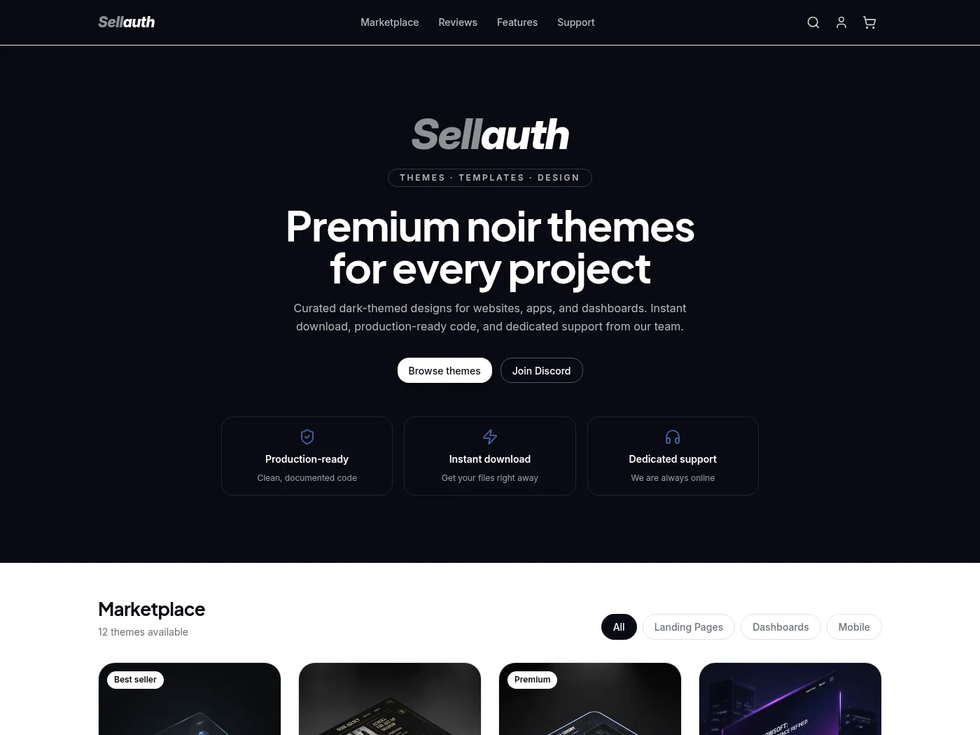 Sellauth Theme Market