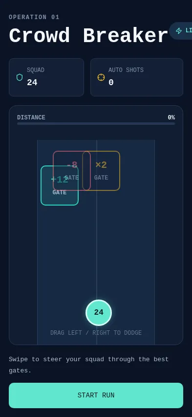 Hybrid Runner Survival
