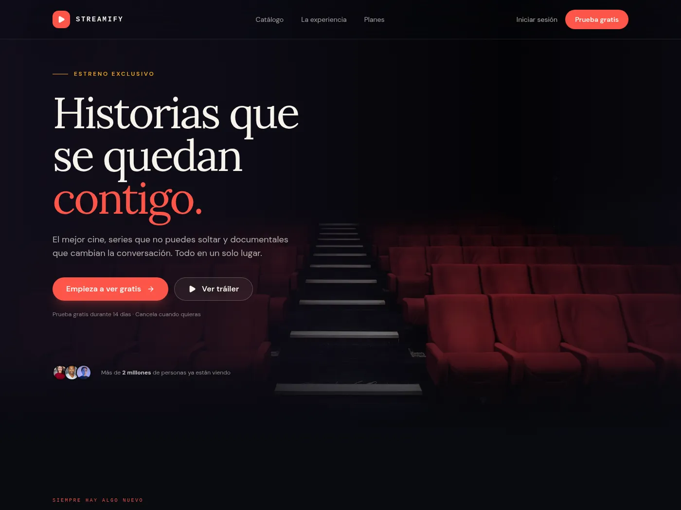 Streamify Promo Site