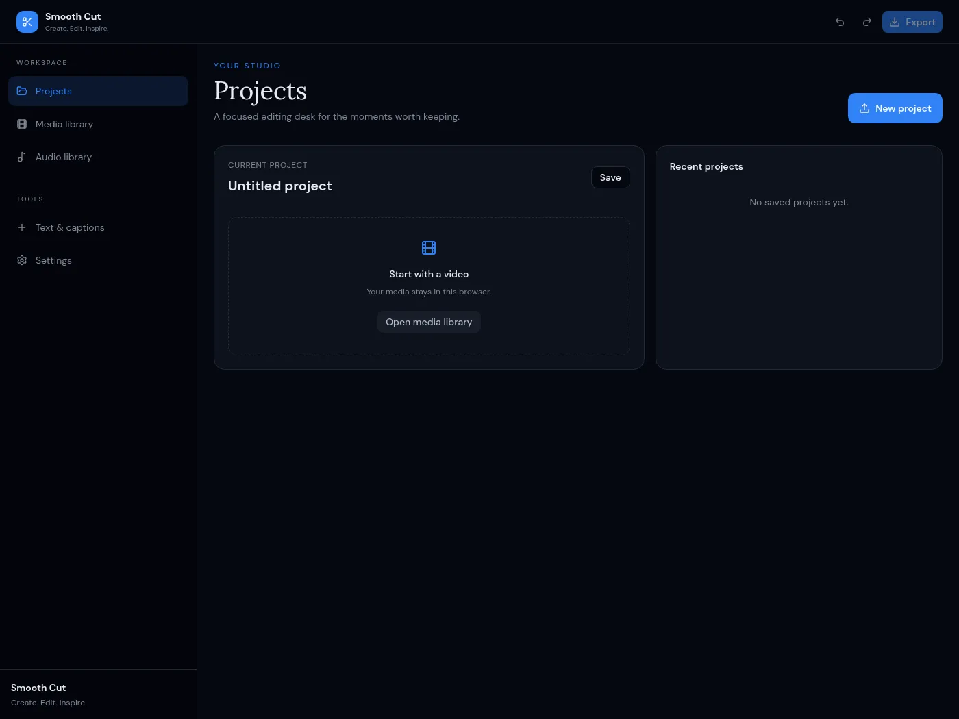 Smooth Cut Video Editor