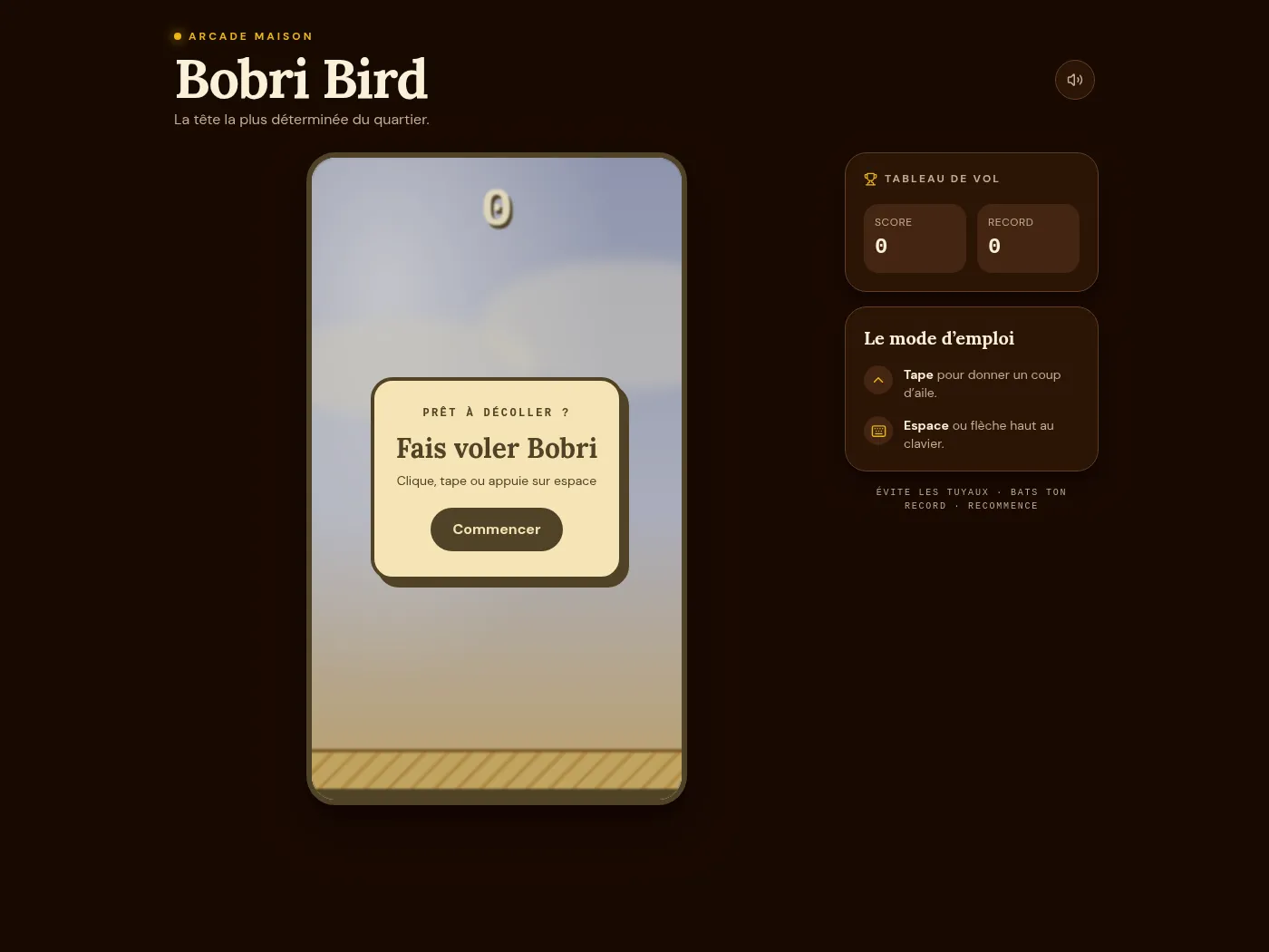 Bobri Bird Game