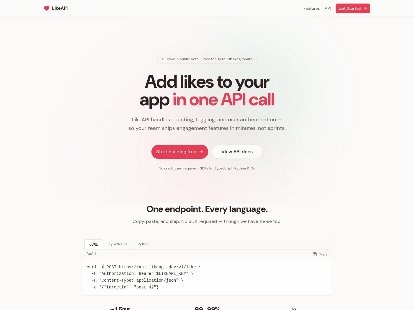 LikeAPI Integration Suite