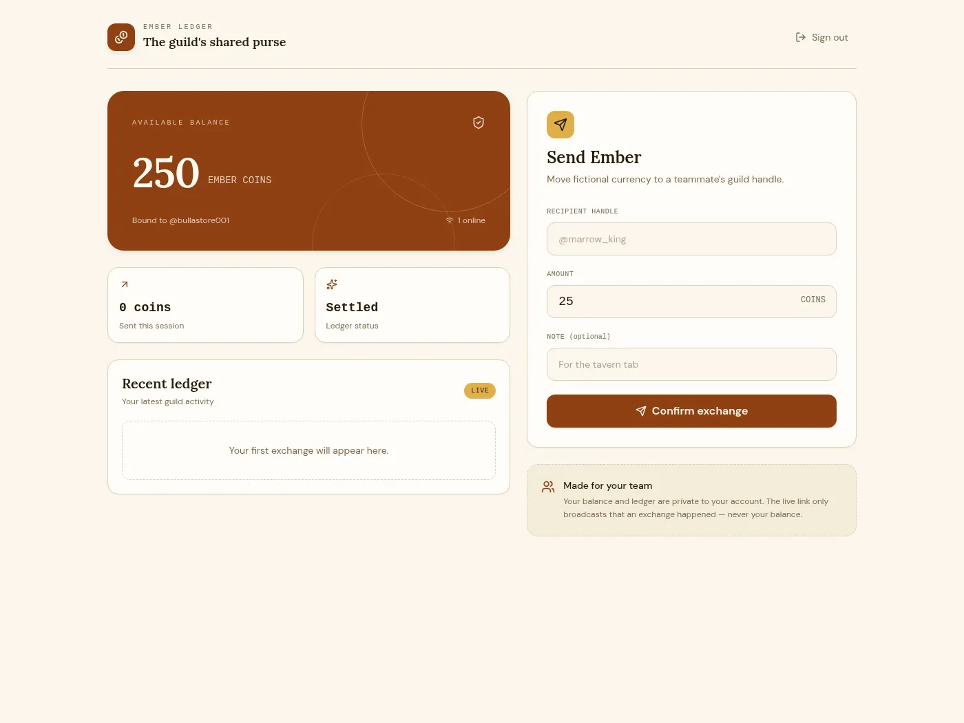 LARP Wallet Exchange