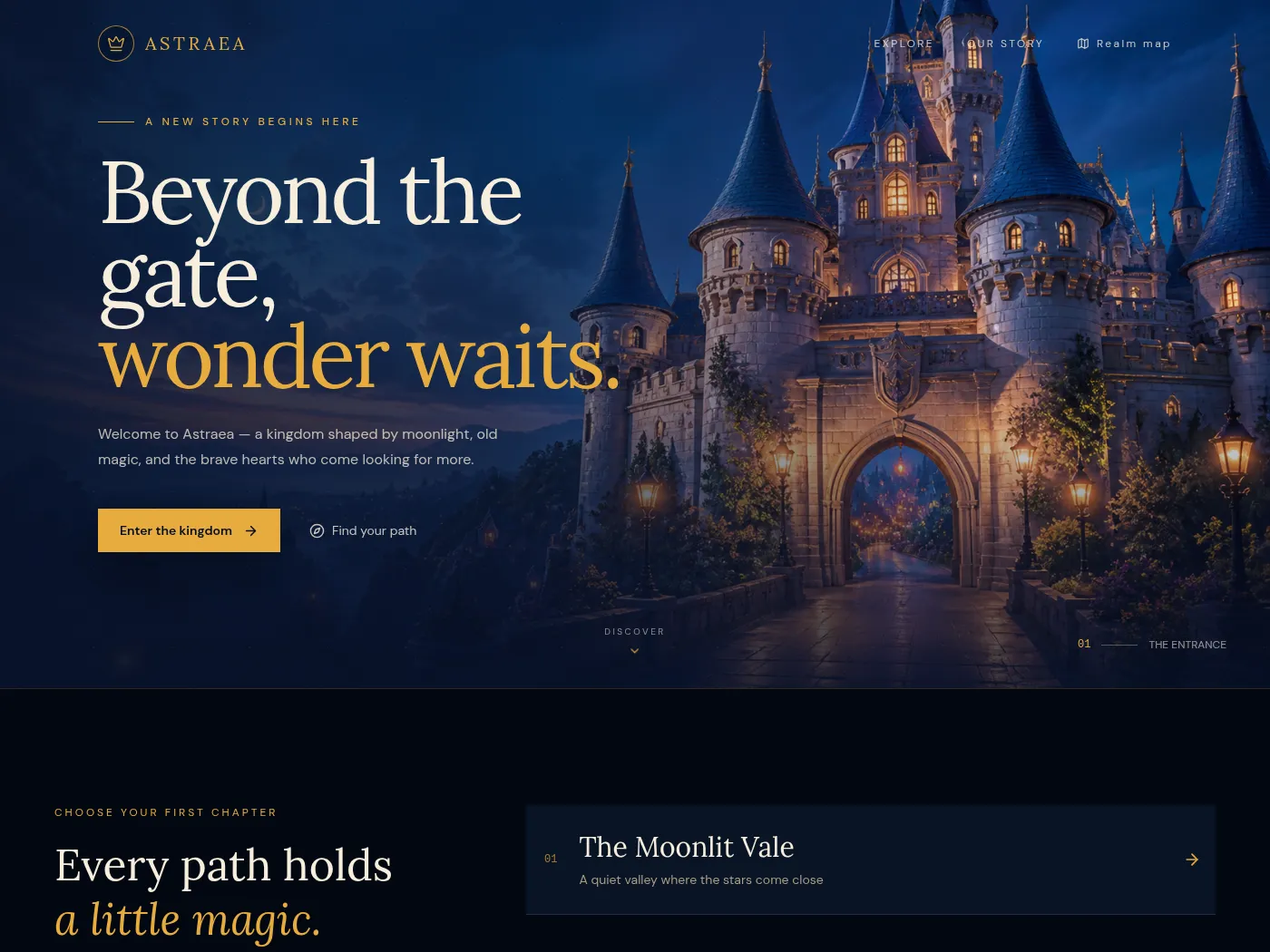 Fantasy Castle Entrance