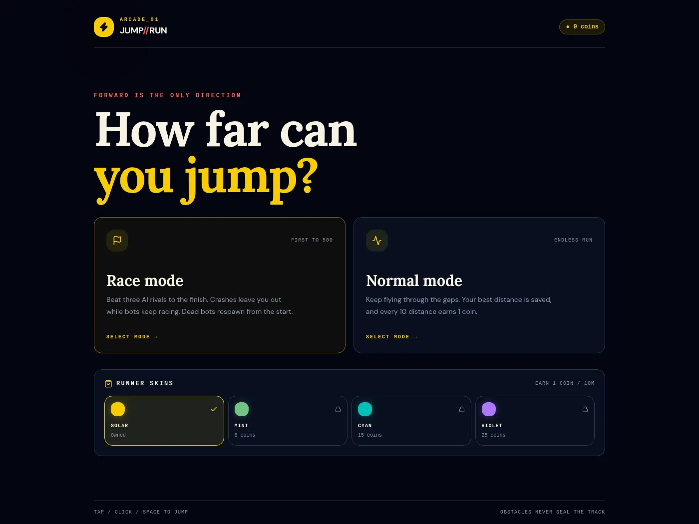 Jump Runner G