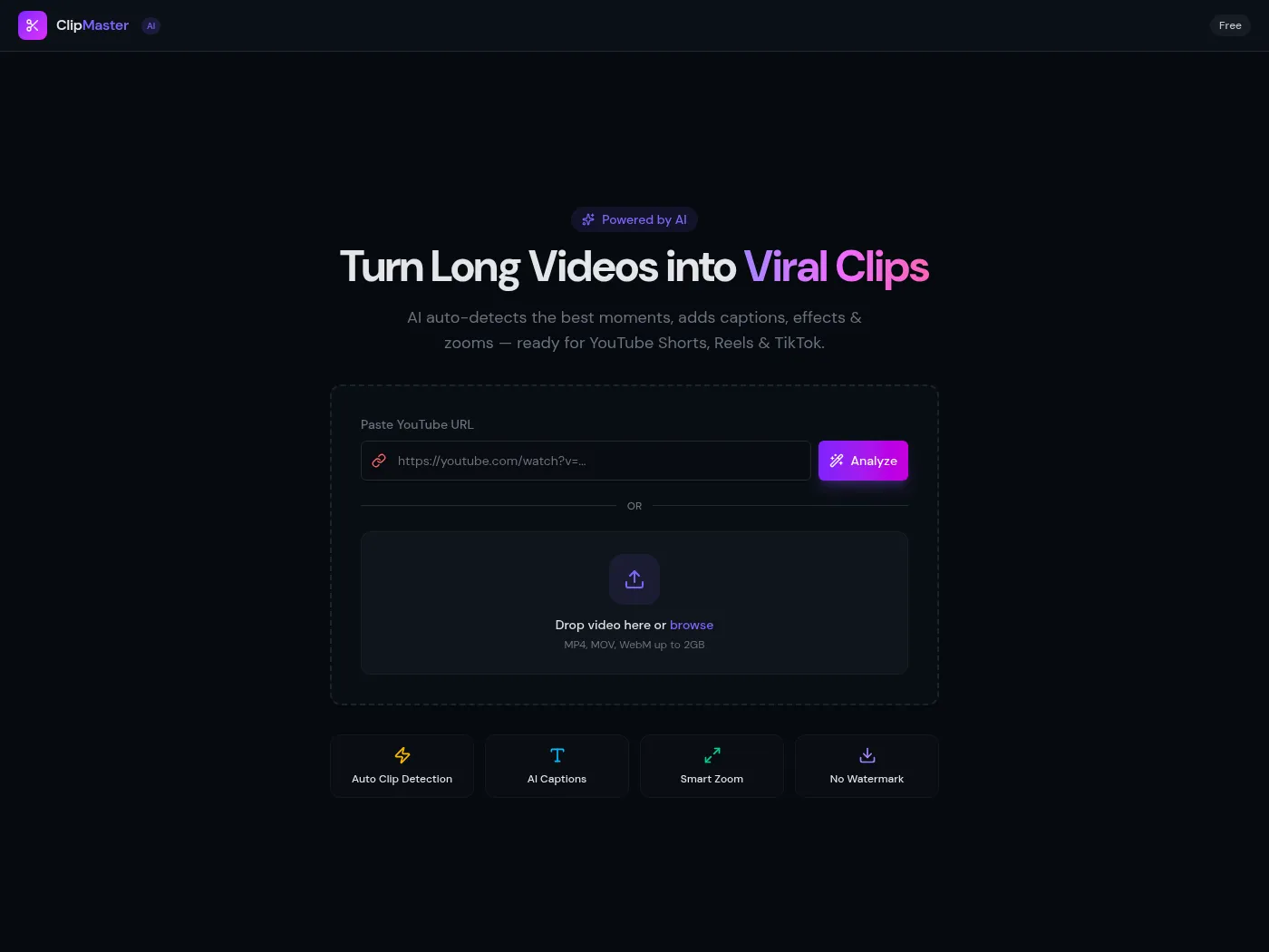 ClipMaster AI Studio