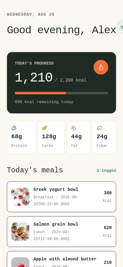 SnapMeal Nutrition Insight