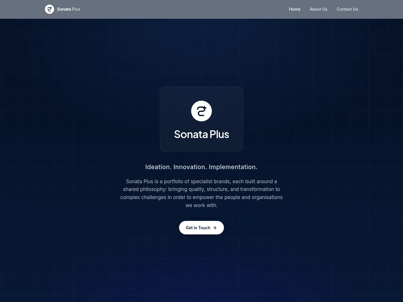 Sonata Plus Portfolio Site