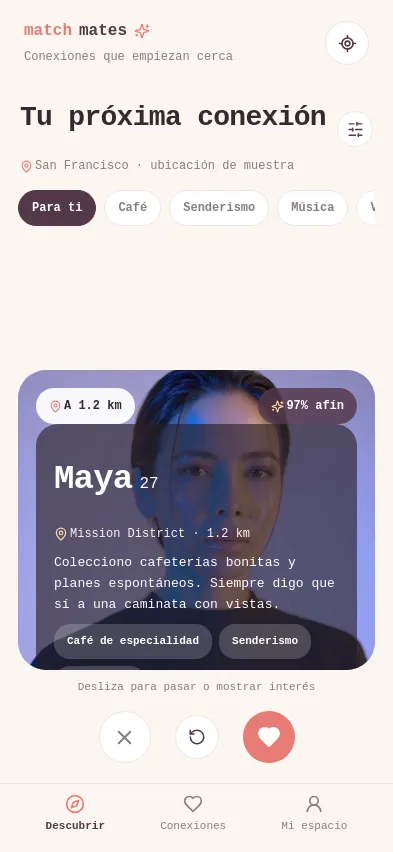 MatchMates Nearby