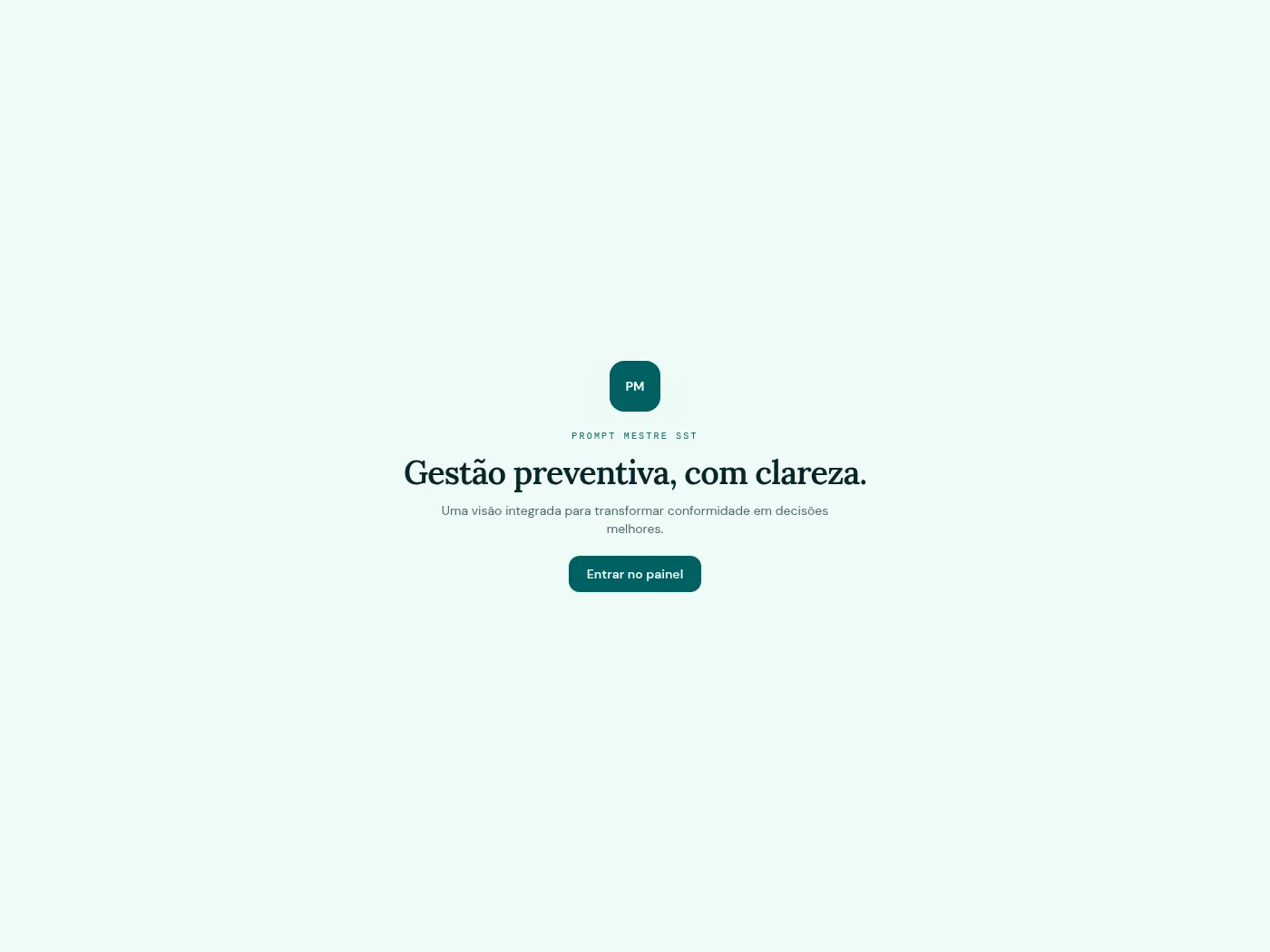 Prompt Mestre SST Platform