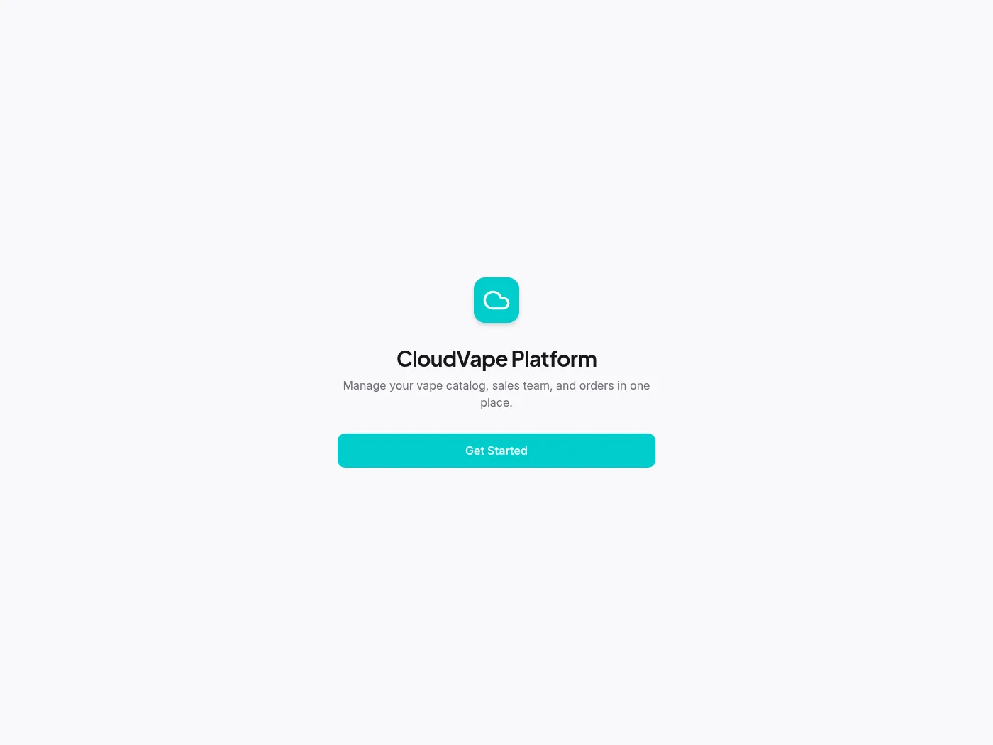 Vape Sales Platform