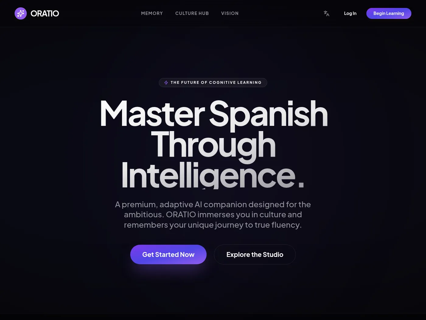 ORATIO AI Spanish Platform