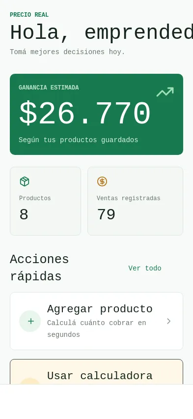 Precio Real App