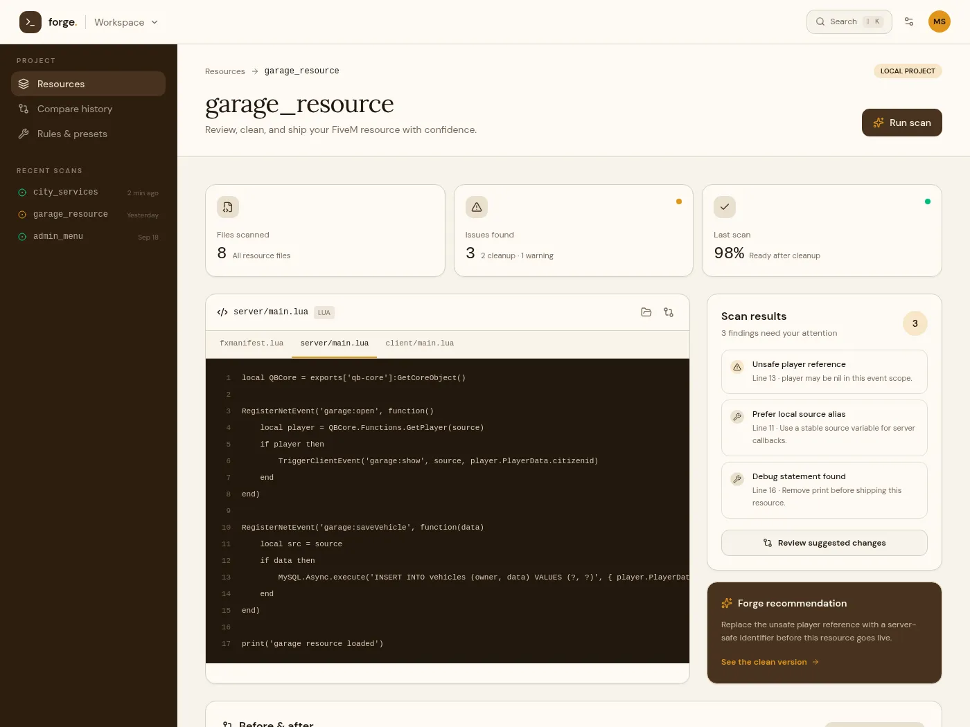 Lua Script Manager AI