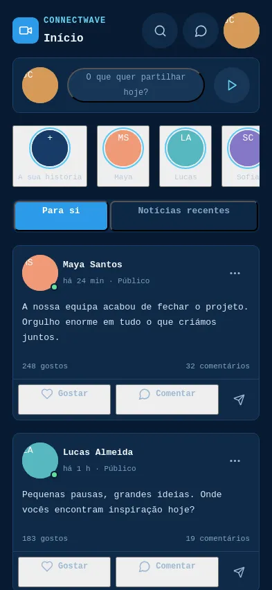 ConnectWave Messenger