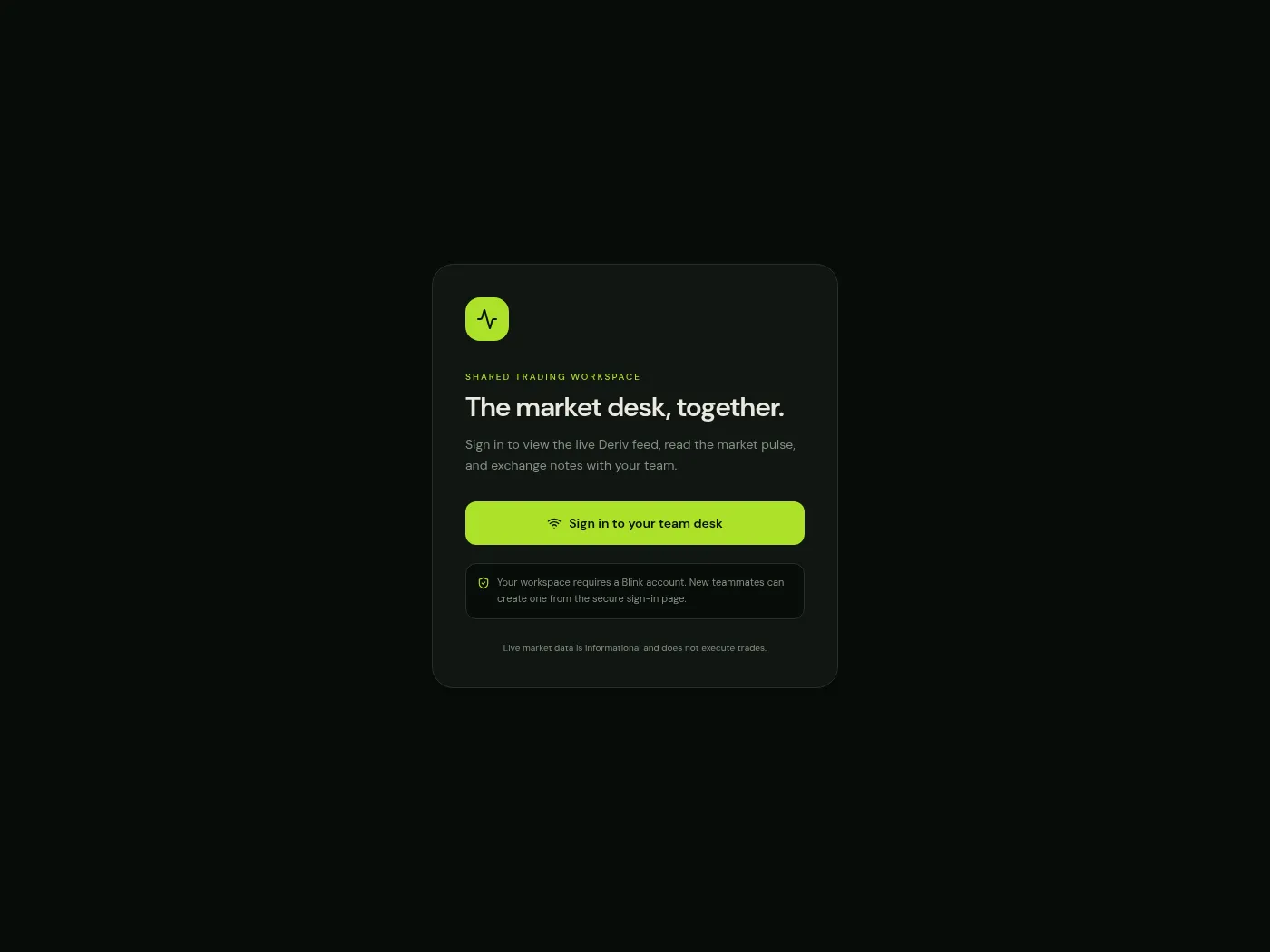 Deriv Live Trader