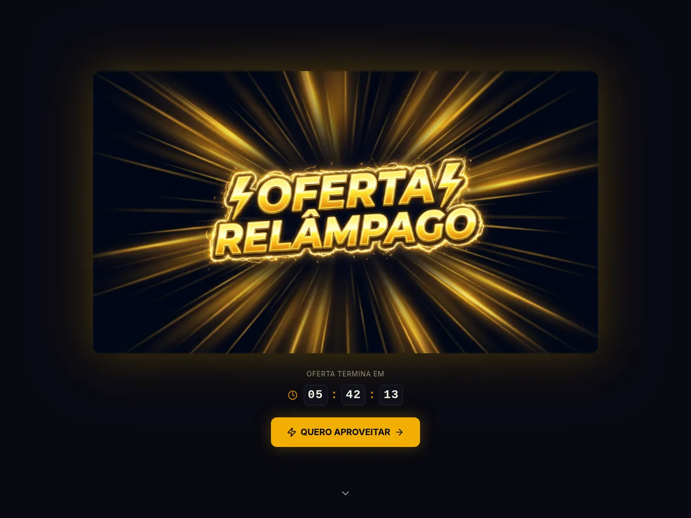 Oferta Relâmpago Banner