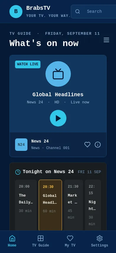 BrabsTV IPTV Player