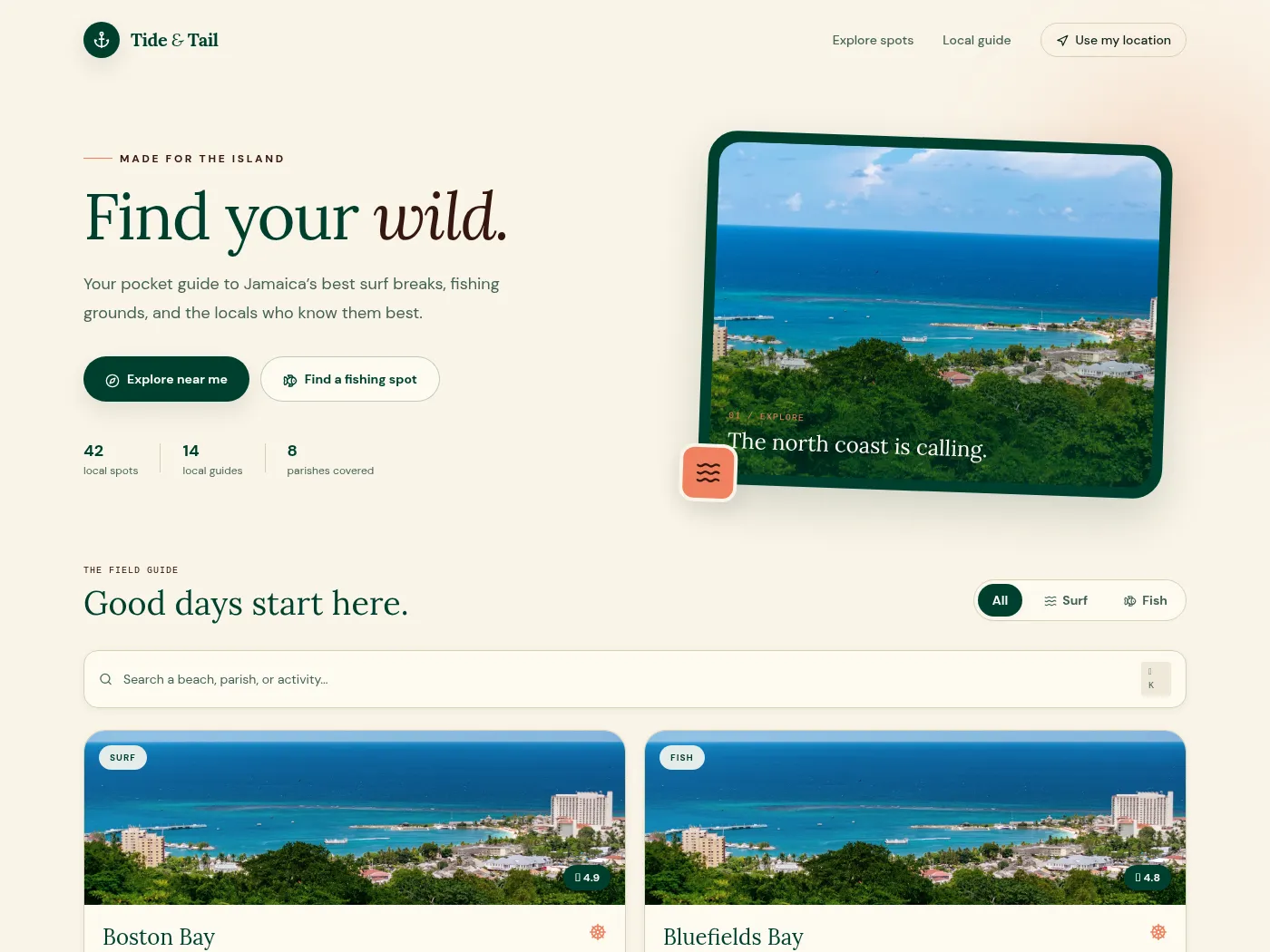 Island Surf & Fish Finder
