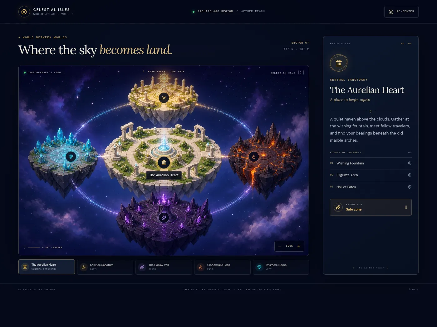 Celestial Isles Map