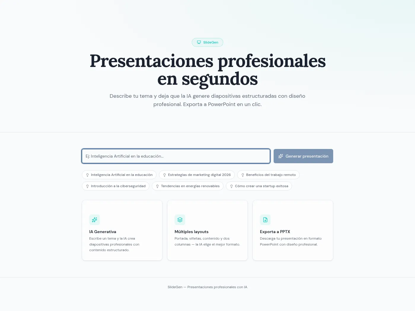 SlideGen App
